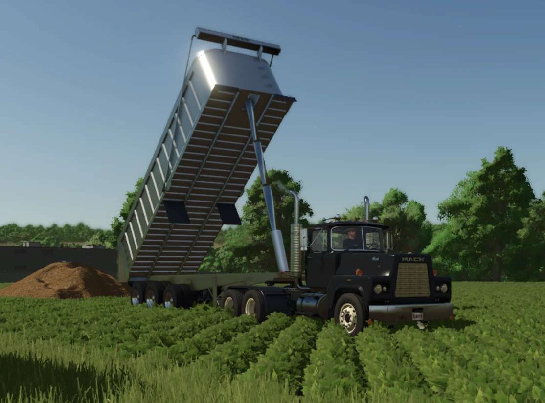 LS 25 Trailking TriBrook End Dump v1.0.0.0 - Farming Simulator 2025 mod, LS 2025 mod / FS 25 mod