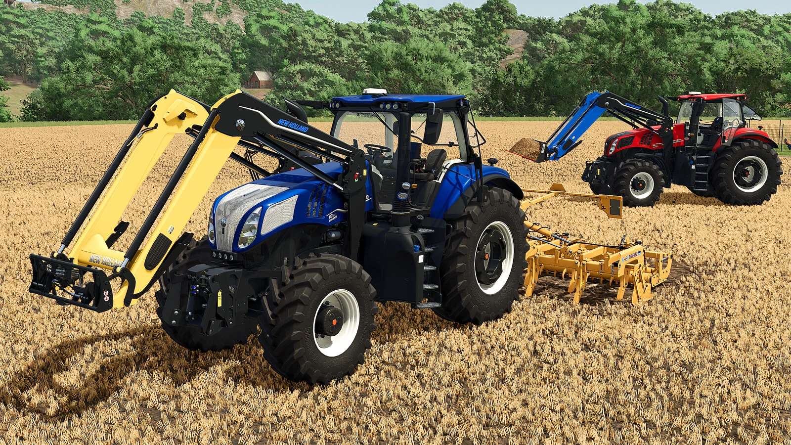 LS 25 New Holland T8 Frontloader v1.0.0.0 - Farming Simulator 2025 mod, LS 2025 mod / FS 25 mod