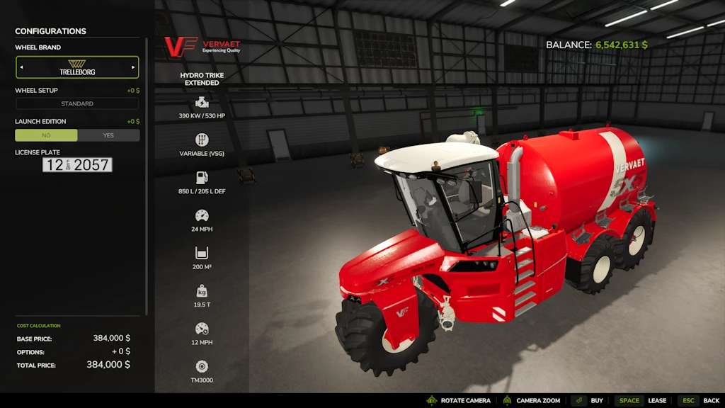 LS 25 Vervaet Hydro Trike Extended v1.7.0.0 - Farming Simulator 2025 ...