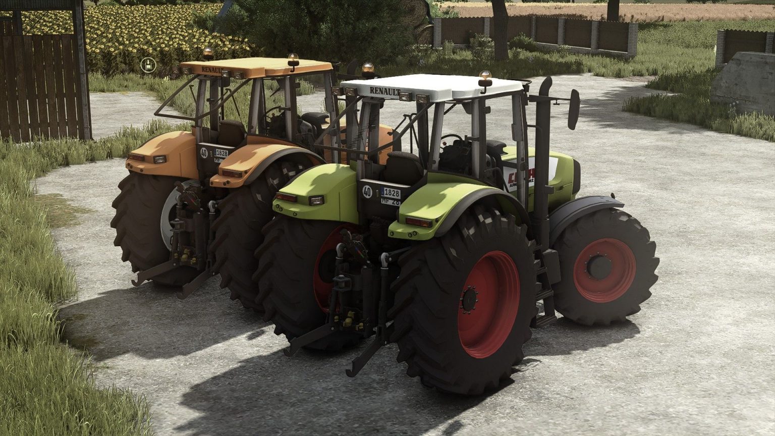 LS 25 CLAAS / Renault Ares 836 RZ (Rust Edition) V1.0.0.4 - Farming ...