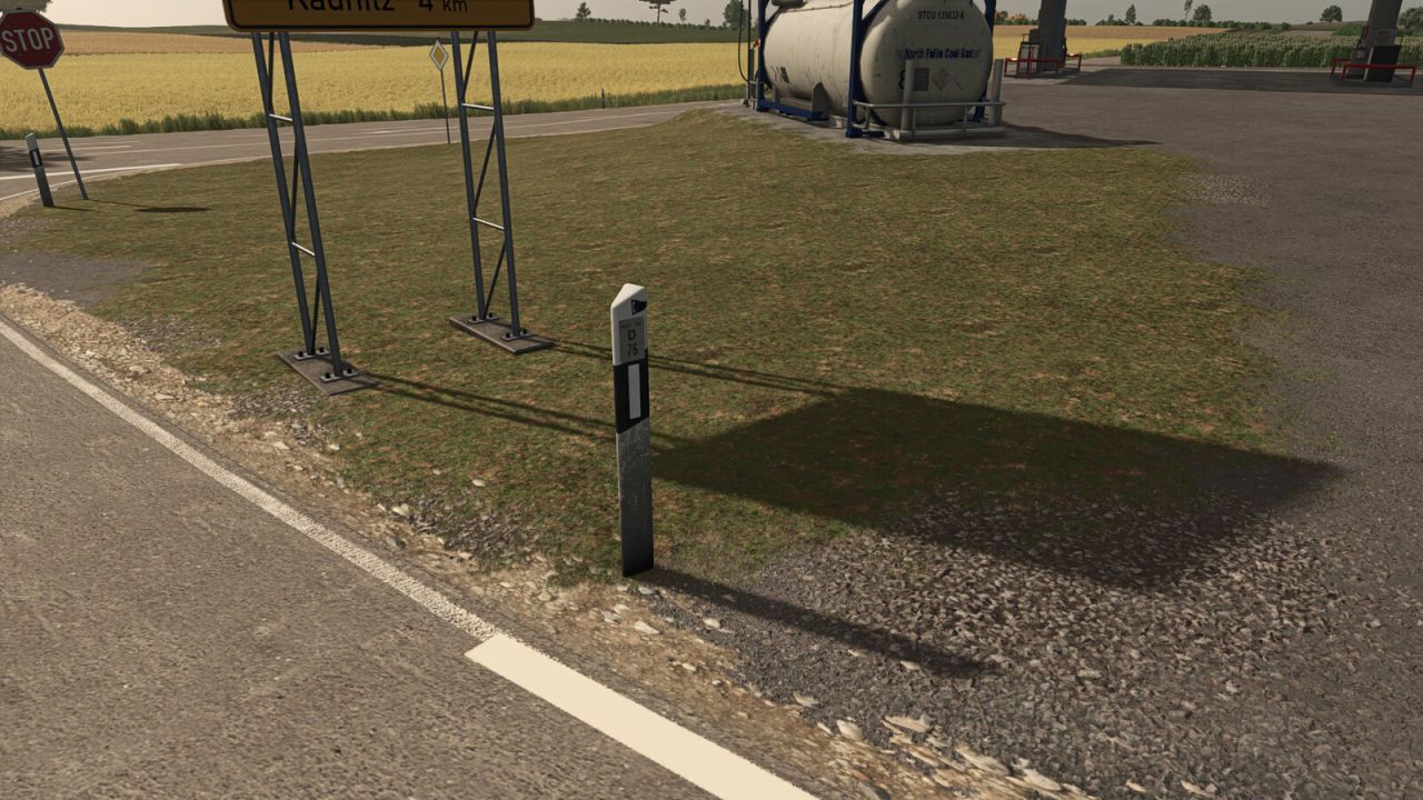LS 25 German Road Poles Prefab V1.1.0.0 - Farming Simulator 2025 mod ...