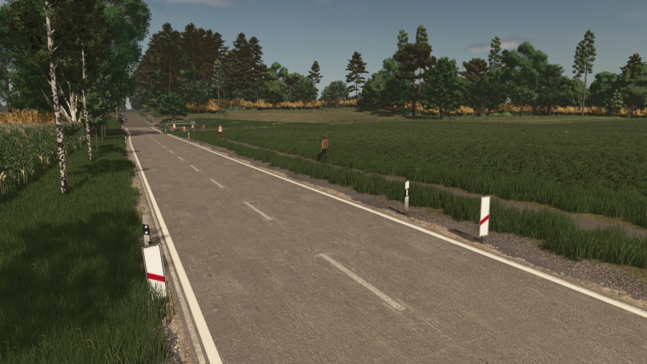 LS 25 German Road Poles Prefab V1.1.0.0 - Farming Simulator 2025 mod ...
