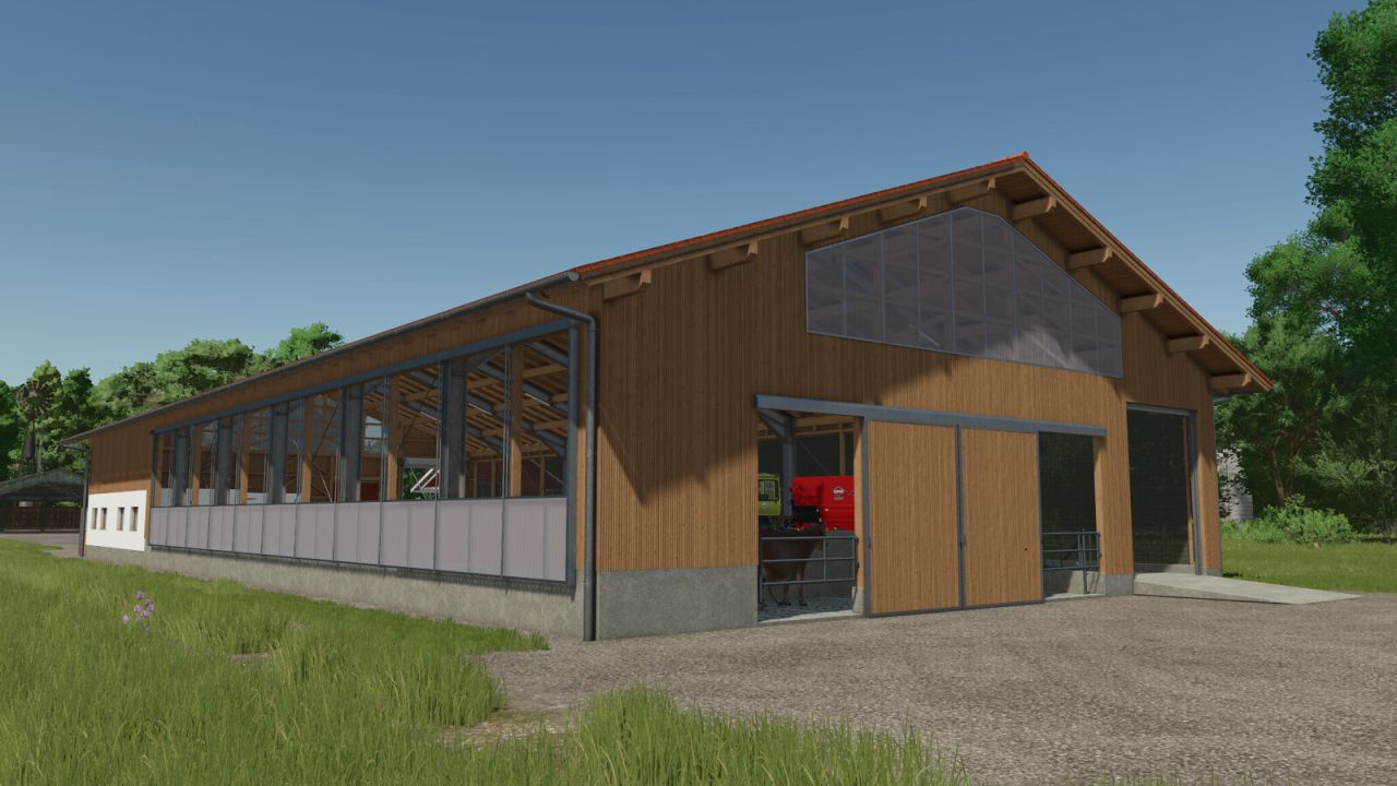 LS 25 Modern Cow Barn V1.1.0.0 - Farming Simulator 2025 mod, LS 2025 ...