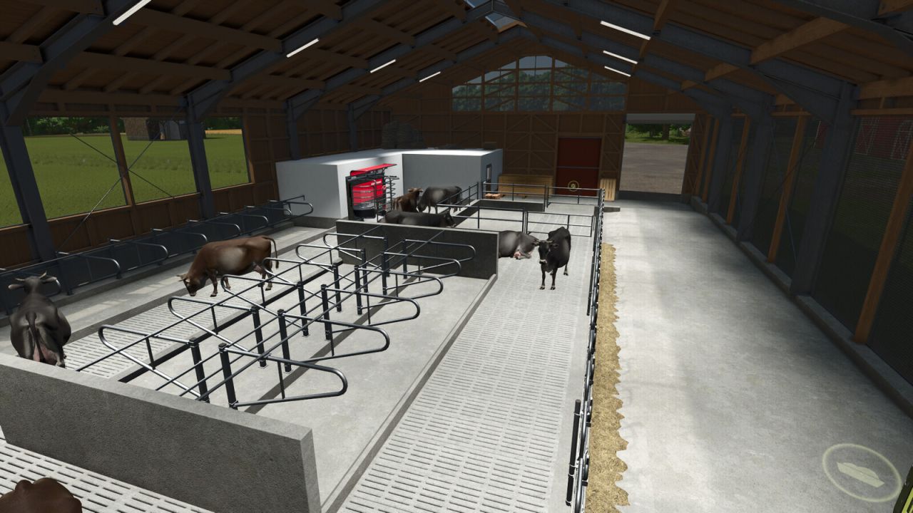 LS 25 Modern Cow Barn V1.1.0.0 - Farming Simulator 2025 mod, LS 2025 ...