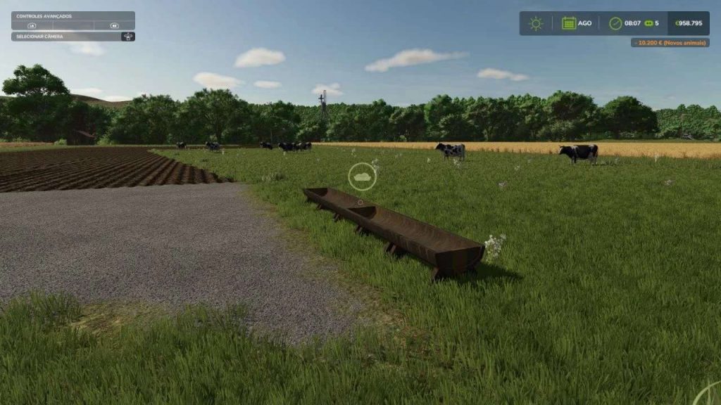 LS 25 Trough to decorate pasture v1.0.0.0 - Farming Simulator 2025 mod ...