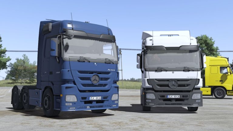 LS 25 Mercedes Actros MP3 V1.0.0.1 - Farming Simulator 2025 mod, LS ...
